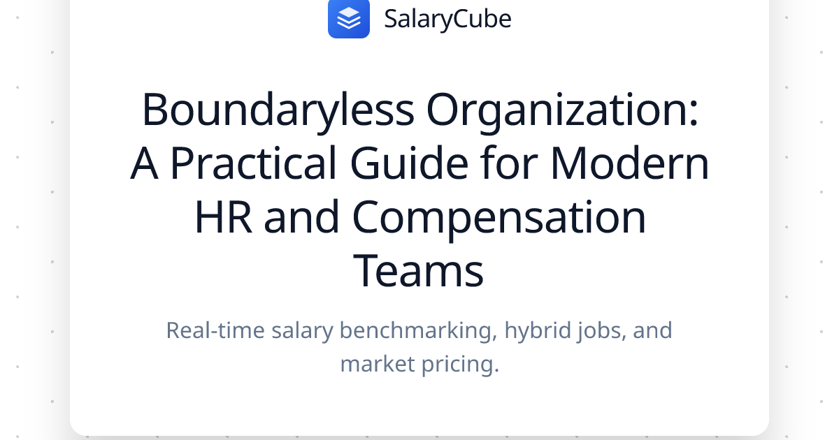 Boundaryless Organization: A Practical Guide for Modern HR and ...
